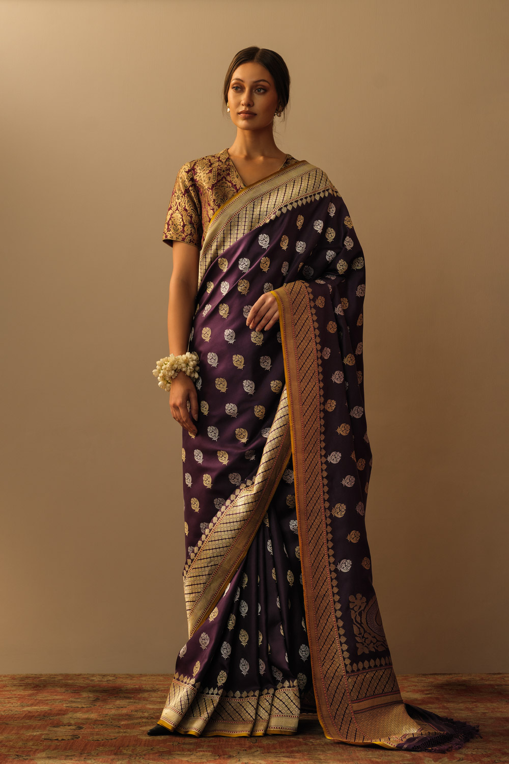 Latifa and koniya buti saree | Mallika Mathur
